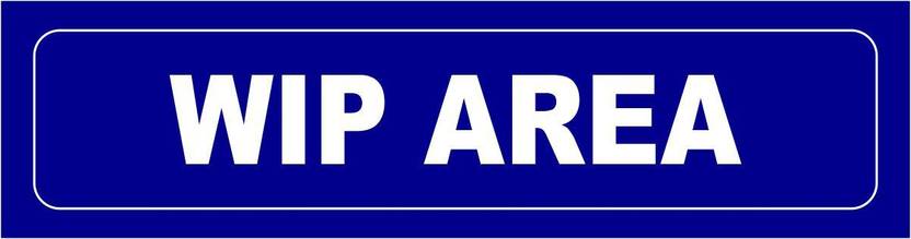 madhusigns WIP AREA Emergency Sign Price in India - Buy madhusigns WIP ...