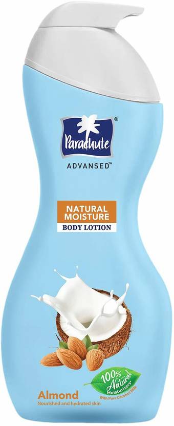 Parachute Advansed Natural moisture Almond and Coconut milk Body lotion ...