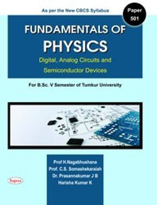 Fundamentals Of Physics Digital Analog Circuits & Semiconductor Devices For Bsc 5 Sem : Tu Paper ...