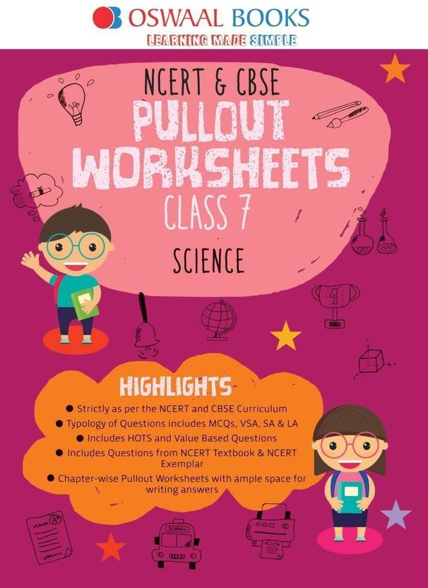 Oswaal NCERT & CBSE Pullout Worksheets Class 7 Science Book (For 2023 ...