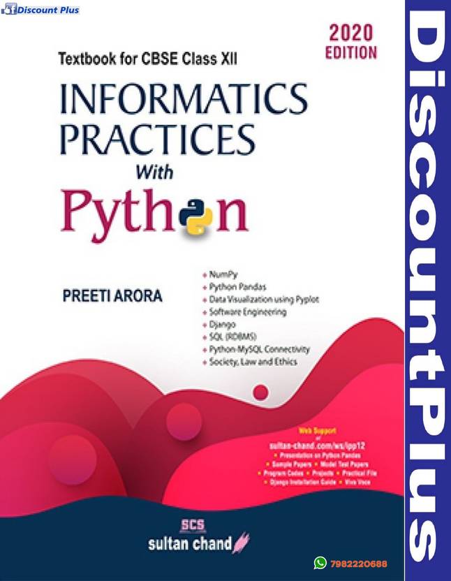 Sultan Chand CBSE Informatics Practices With Python Textbook For Class ... Sultan Chand CBSE Informatics Practices With Python Textbook For Class ...