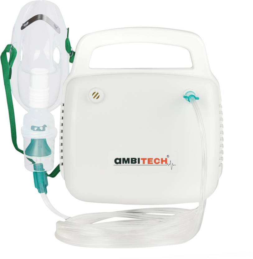 AMBITECH Compressor Nebulizer Machine Kit (White) Nebulizer - AMBITECH ...