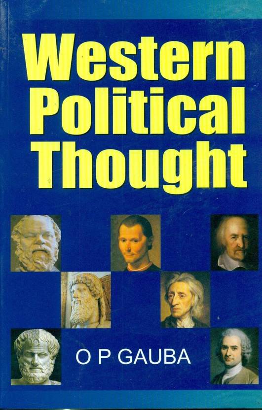 Western Political Thought: Buy Western Political Thought by Gauba O.P ...