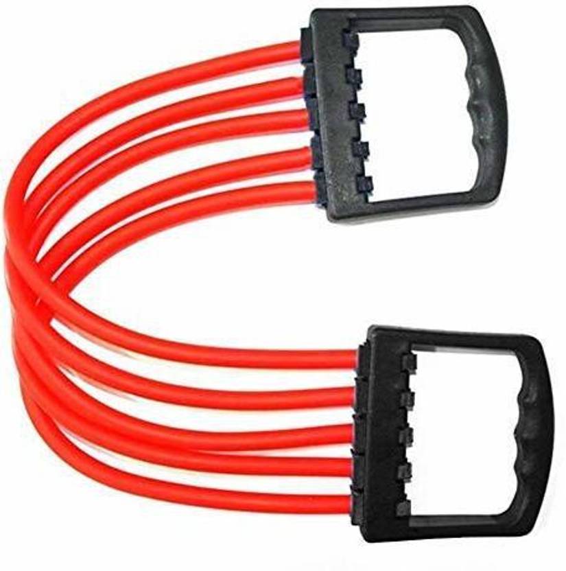 Wishbone Chest Expander Workout Pulling Exerciser Fitness Exercise Tube ...