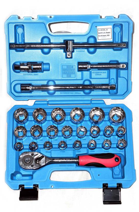 TAPARIA BMS 14MXL Socket Set Price in India - Buy TAPARIA BMS 14MXL ...