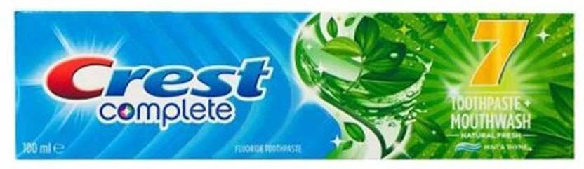 Crest Complete 7 Toothpaste + Mouthwash Natural Fresh Mint & Thyme 100 ...