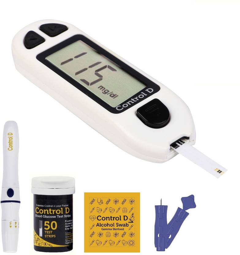 Control D White 50 Strips & Glucometer Price in India - Buy Control D ...
