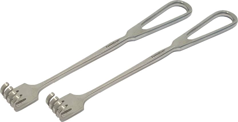 FusionKraft Volkmann / Israel Rake Retractor, 4 Prongs, Blunt, 8.75 ...