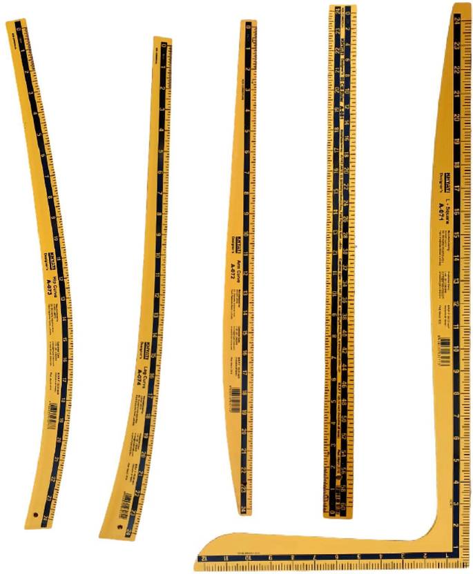 KHYATI Tailoring scales/ Fashion Designing Scale- Hard Plastic Scale ...