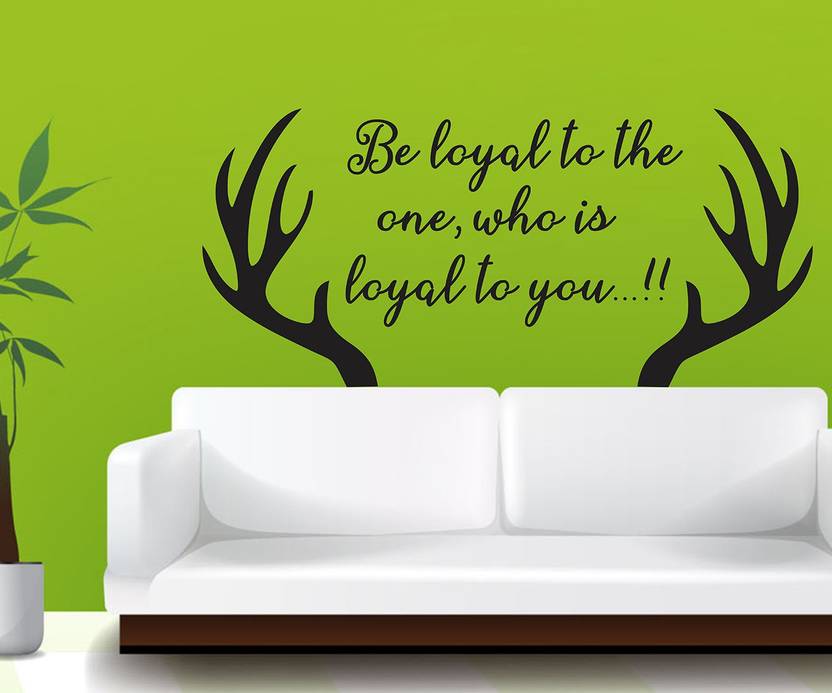 TRIDENT Loyal Quotes Large Removable Sticker Price in India - Buy ...