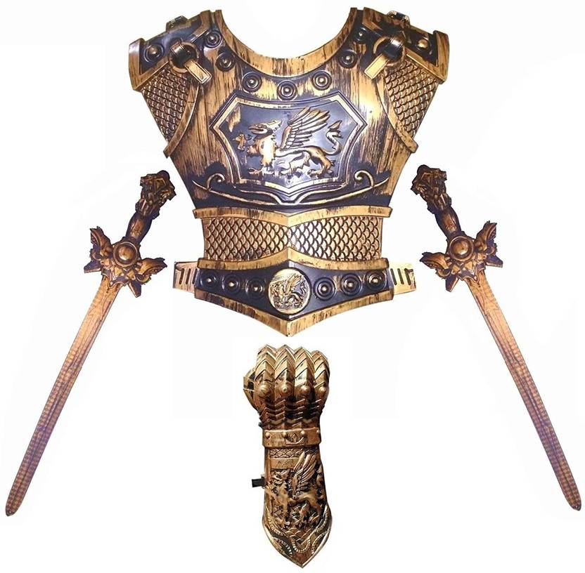 HALO NATION Warrior Toy Set Bahubali Dress Chest Armour , Hand Armor ...