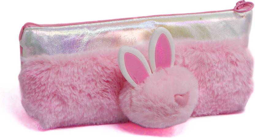 Flipkart.com | FIDDLERZ Cute Fur Pencil Pouches Multipurpose Stylish ...