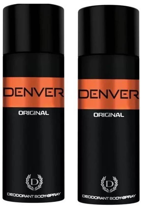 DENVER Original Deo Combo (Pack of 2) Body Spray Deodorant Spray - For ...