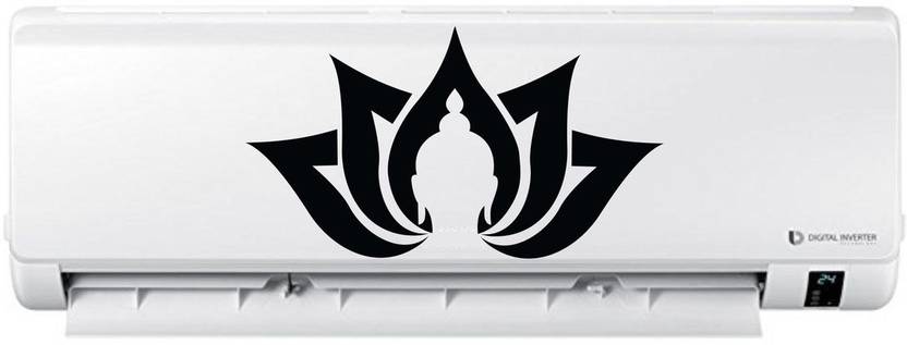 Decals Stock 60 cm Split Ac Stickers Air Conditioner Sticker Black Self ...