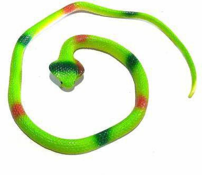 MINOR Rubber Snake,Realistic Snake Toy Size -64/3 cm (Green, Orange ...