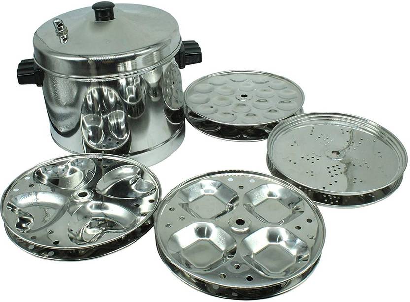 eKitchen Stainless Steel Multi Steamer Different Shapes Idli Maker 2 ...