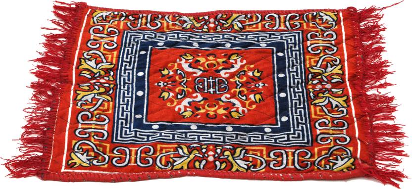 Varsha Puja Prayer Mat for Sitting in Pooja Room, Mandir and Festive ...