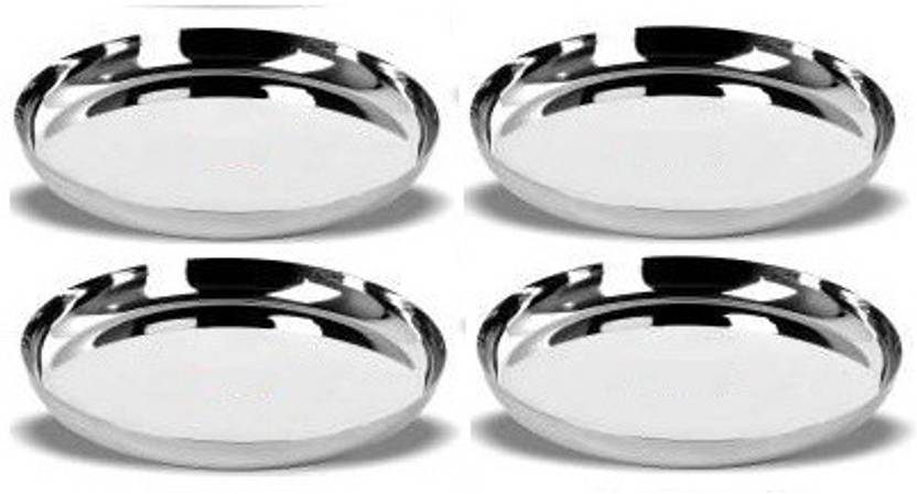 PROJAIN STEEL Pack of 4-D4 Heavy(22) Gauge Stainless Steel Rectangular ...