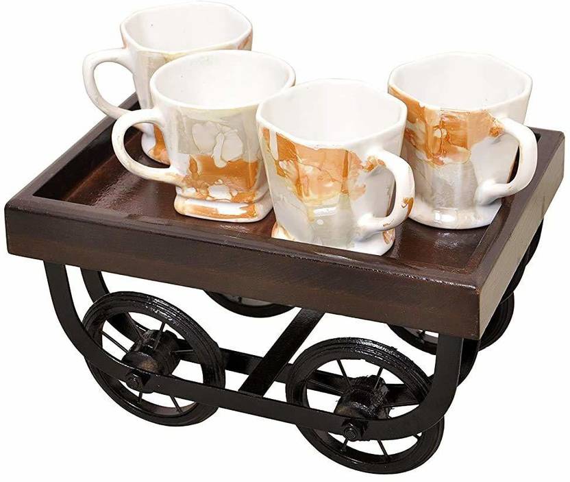 Woodino Mango Wood Pizza Burger Snacks Rehdi/Hawker/Trolley/Thela ...