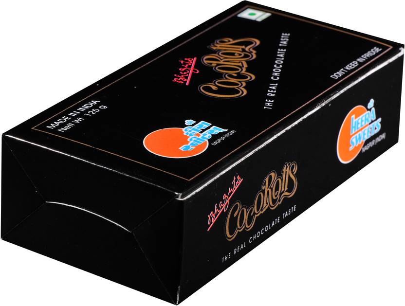 Bhagat's Heera Sweets CocoRolls with Rich Chocolate Taste (125 gm Pack ...