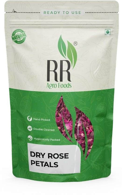 RR AGRO FOODS Premium Dry Rose Petals | Herbal Tea | Natural Rose ...