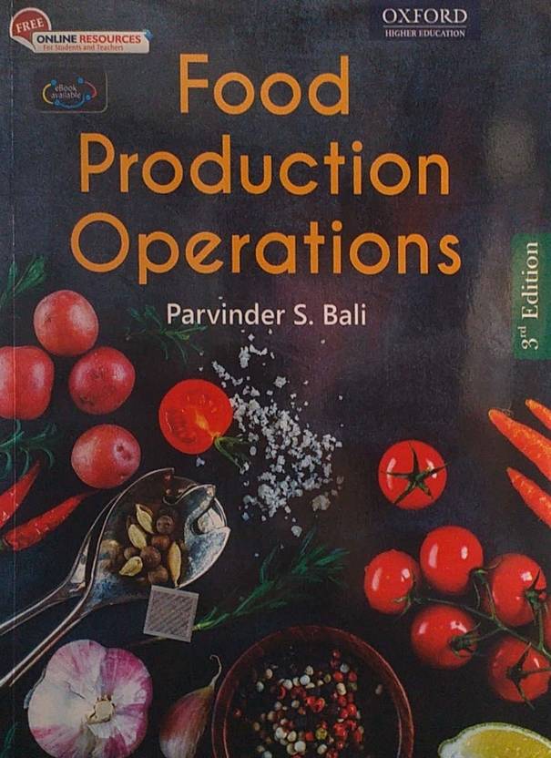 Food Production Operations: Buy Food Production Operations by Chef Bali ...