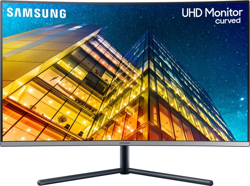 SAMSUNG 32 inch Curved 4K Ultra HD LED Backlit VA Panel Frameless ...