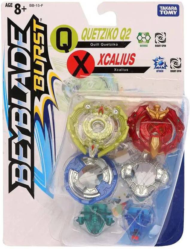 TAKARA TOMY Beyblade Burst QUETZIKO Q2 AND XCALIUS COMBO (ORIGINAL ...