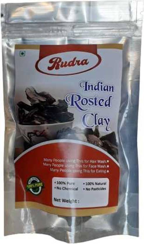 Rudra Indian roasted clay/ edible clay / Bhutdo 700 g Soil Price in ...