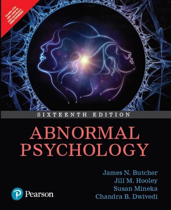 Abnormal Psychology: Buy Abnormal Psychology by Butcher James N. at Low ...