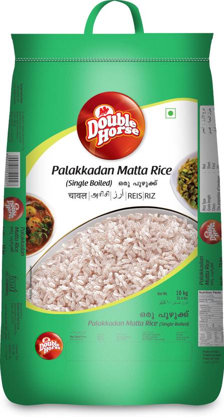 Double Horse Single Matta Rice 10kg|Palakkadan Matta Rice| Single Rice ...