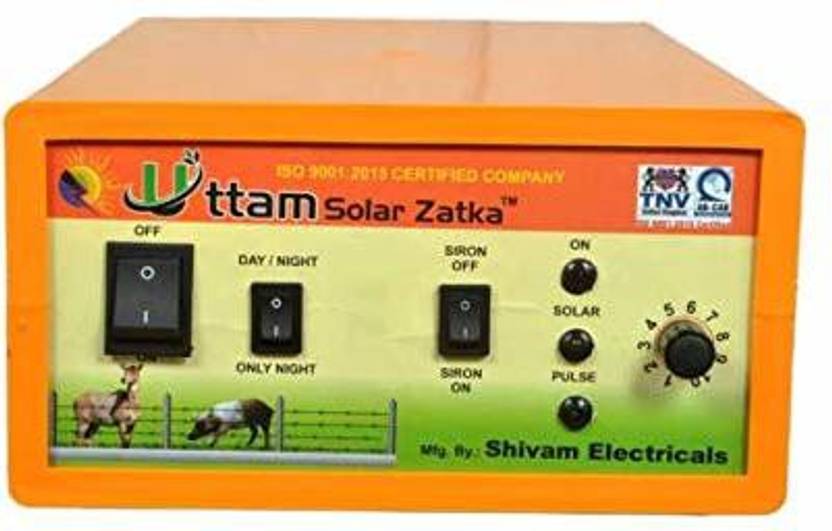 Uttam Zatka Machine Solar Fence Energizer(20 Acre Cover) (50 Bigha ...