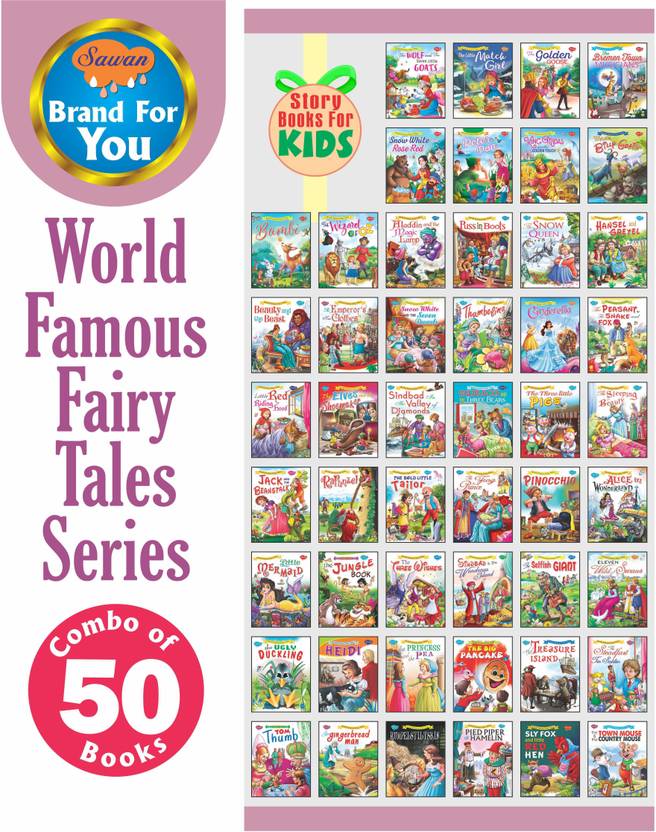 World Famous Fairy Tales Complete Combo | Set Of 50 Story Books For ...