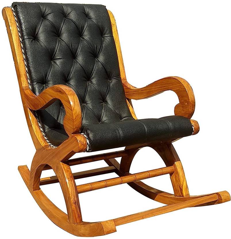 Artesia Rosewood (Sheesham) Wood Rocking Chair For Living Room / Garden ...