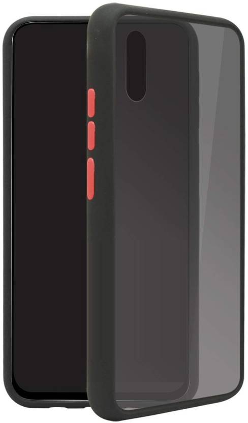 S-Gripline Back Cover for Redmi 9i (Smoke Matte Finish Camera ...