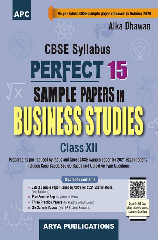 APC Perfect 15 Sample Business Class 12 For CBSE 2021: Alka Dhawan: Buy ...