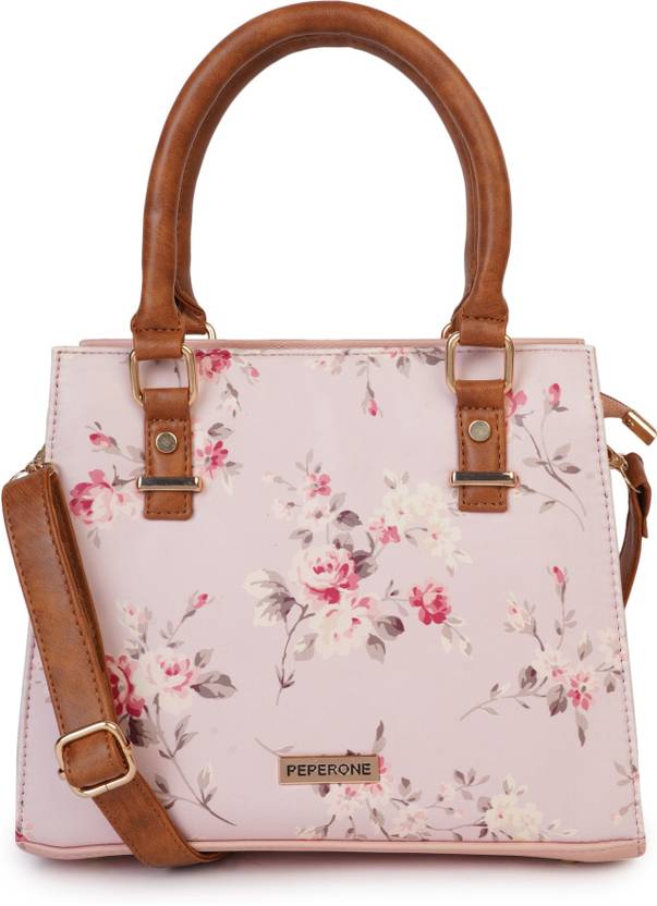 Buy PEPERONE Women Pink Handbag Pink Online @ Best Price in India ...