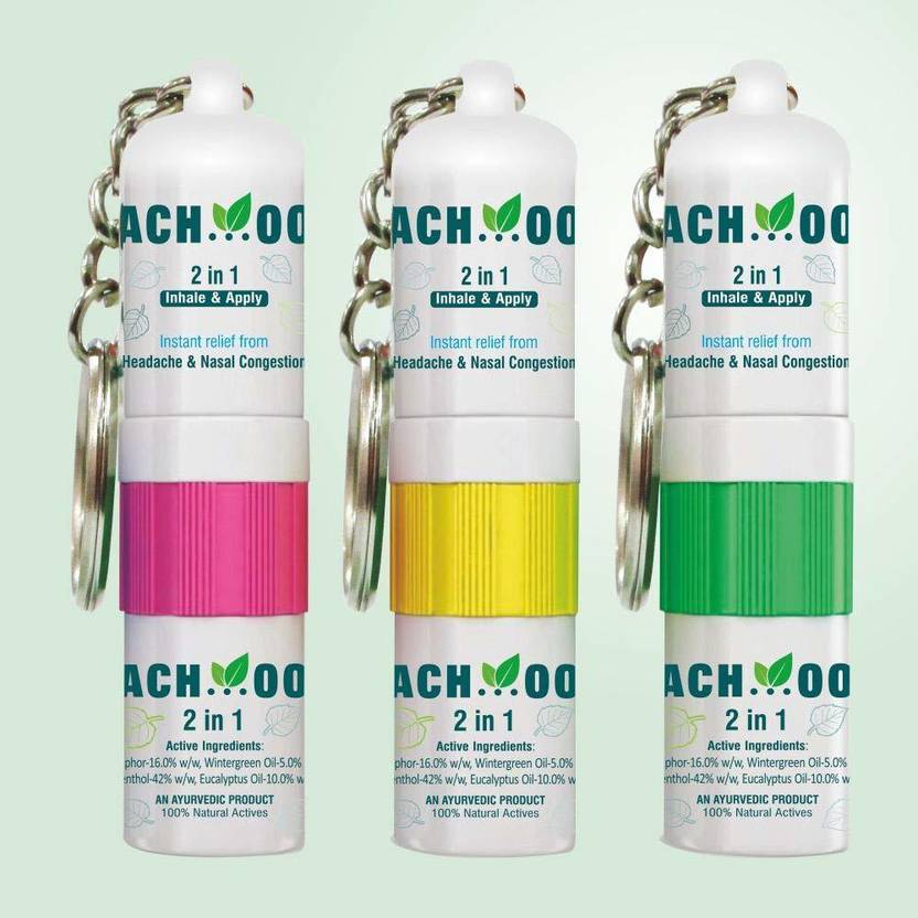ACH...OO 2 in 1 Natural Inhaler and Applicator Breathe Easy for Cold ...