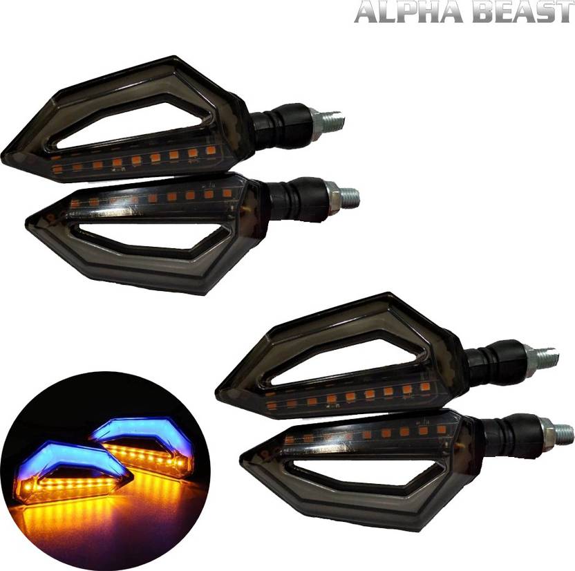 ALPHA BEAST Side, Front LED Indicator Light for Universal For Bike ...