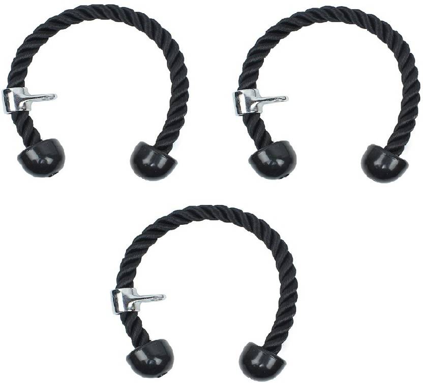 vyas Training Strength Bodybuilding Exercise Double Handle Triceps Rope ...