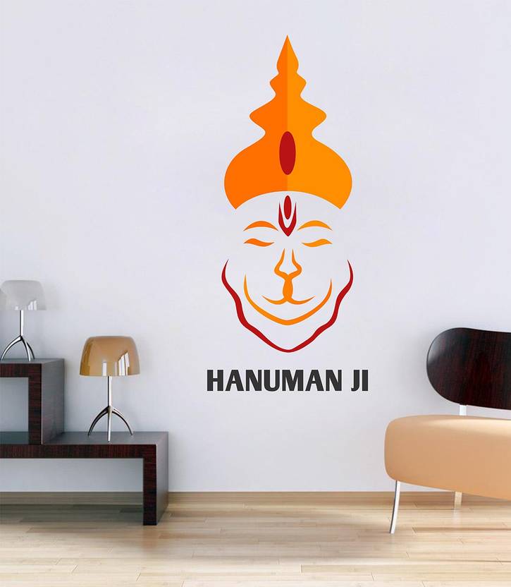 TRIDENT 80 cm Hanuman JI Removable Sticker Price in India - Buy TRIDENT ...