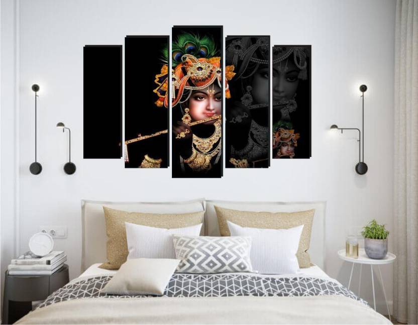 balkrishna wall stickers 68 cm lord krishna wall sticker 3d Self ...