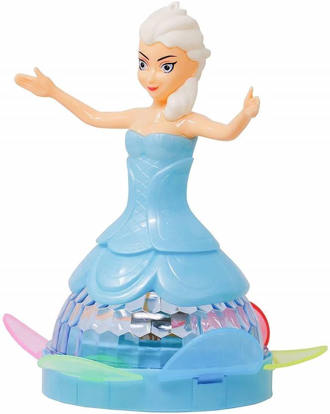 Ziya 360 Degree Rotating Musical Dancing Girl Doll with Flashing Lights ...