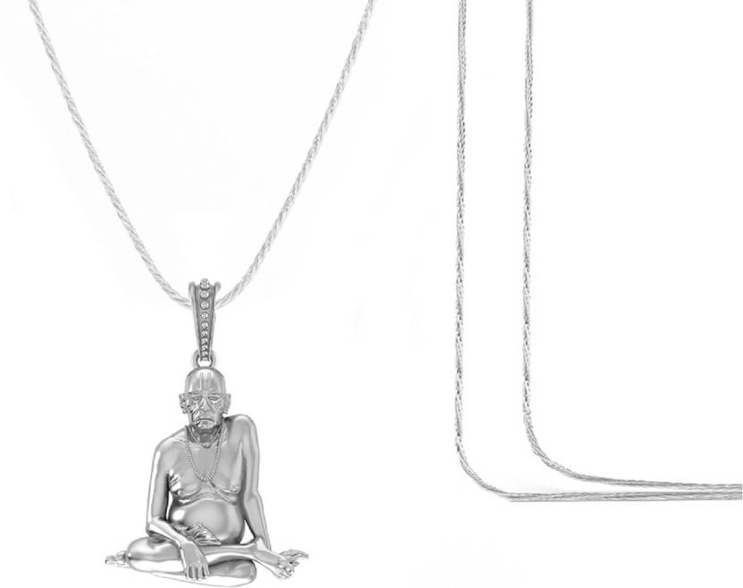 Akshat Sapphire Sterling Silver (92.5% purity) Spiritual Swami Samarth ...