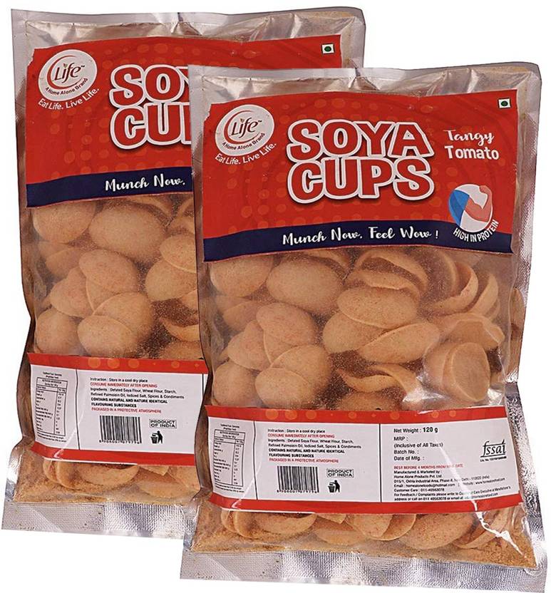 Life SOYA Cups Katori Healthy Fiber Gluten Free | Tomato | Flavour ...