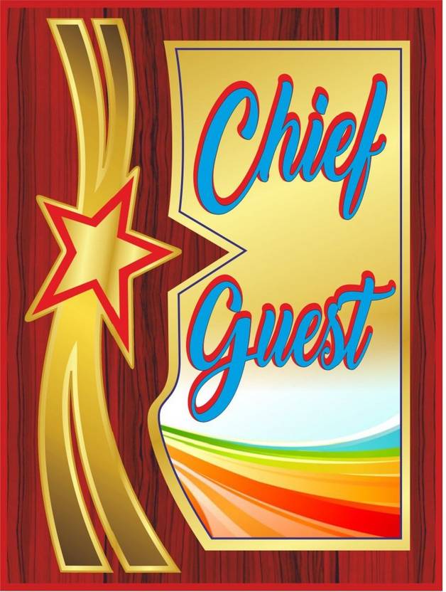 DELTA Chief Guest Logo (8 inch) Golden Color Sheet Wooden Memento with ...
