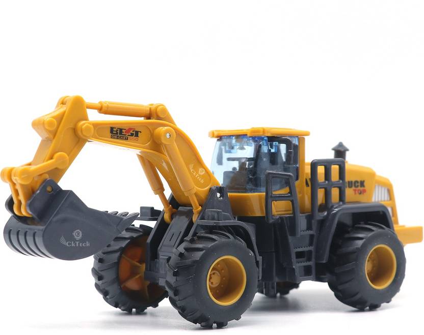 cktech 2 in 1 Construction Trucks Rotate by 180 Degree JCB Toy Loader ...