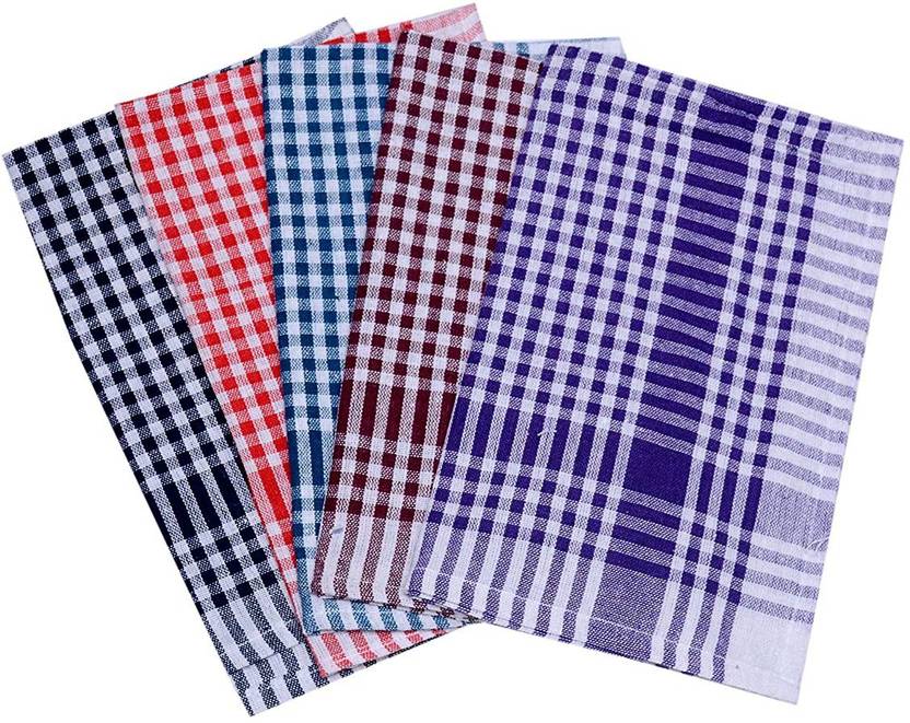 Akhil Kitchen Napkin Duster Wet Dry Cotton Cleaning Cloth Multicolor ...