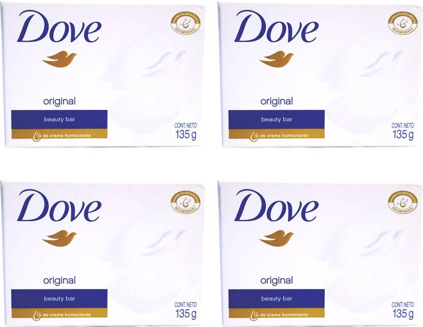 DOVE Imported (Made in Germany) Original Soap Beauty Bar, 135g each ...