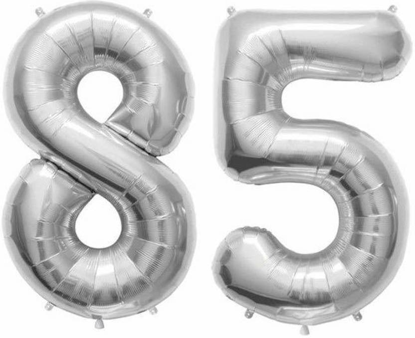 Flipkart.com | haven's treasure Solid ''85'' number decoration Foil ...